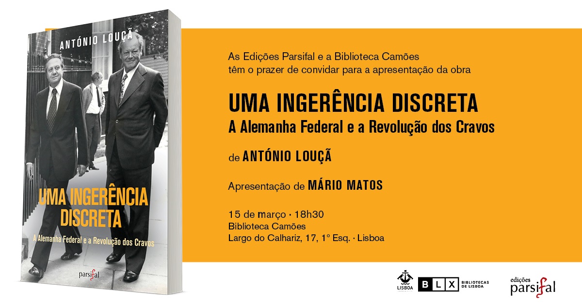 Apresentação de livro: "Uma ingerência discreta: A Alemanha Federal e a ...